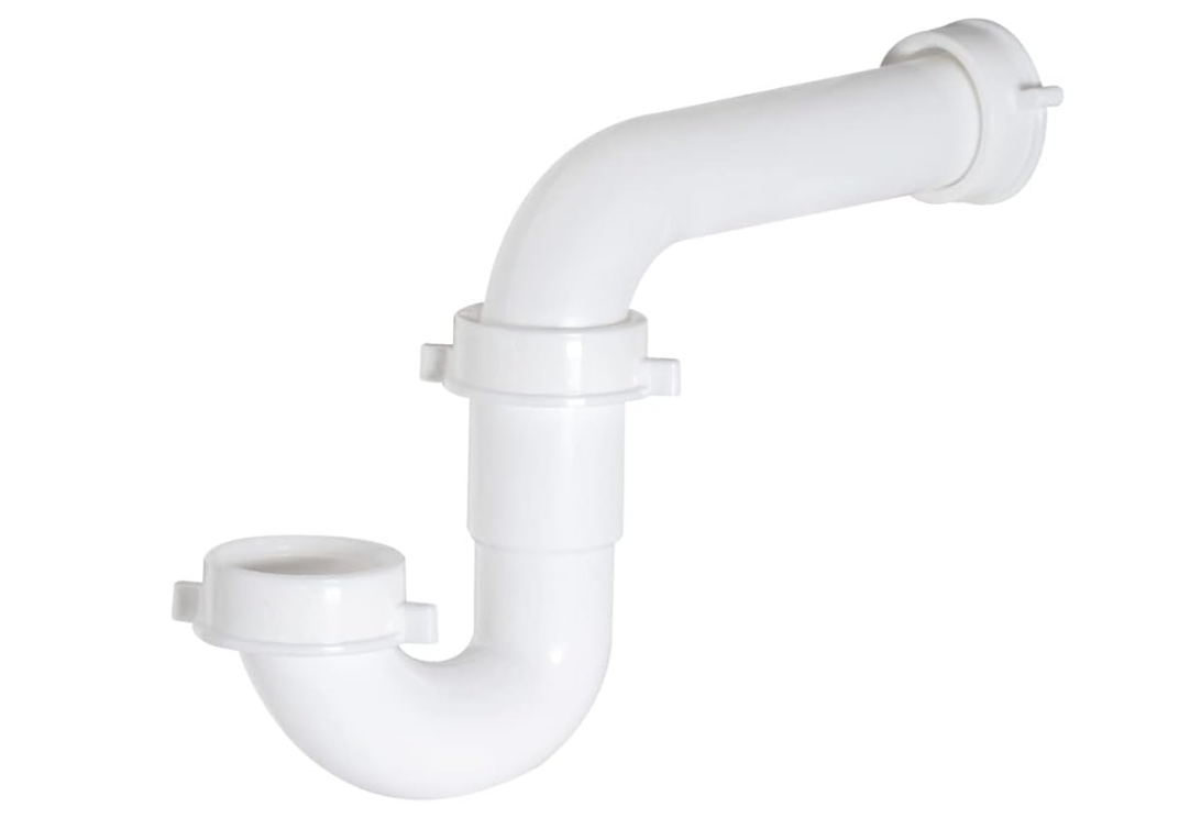 Eastman 1 1/2" PVC P-Trap w/ Adapter 35376 — Total Hardware & Supplies