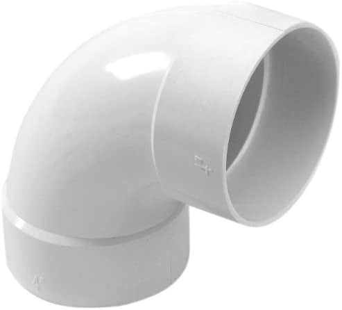 4" PVC Bend 90 Degree DWV C312-4 — Total Hardware & Supplies