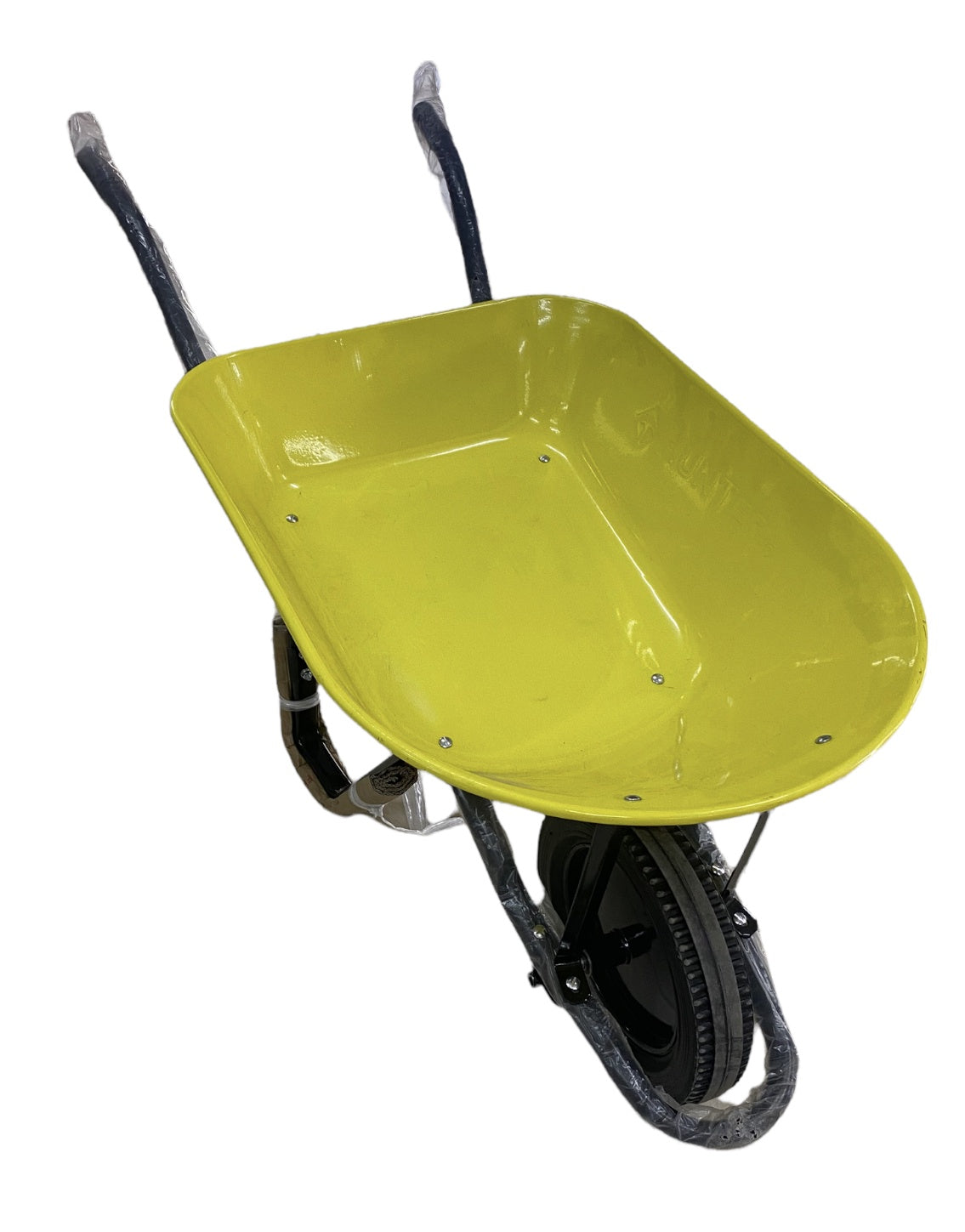 Hunter Yellow Wheel Barrow w/ Solid Wheel J-1143 — Total Hardware ...