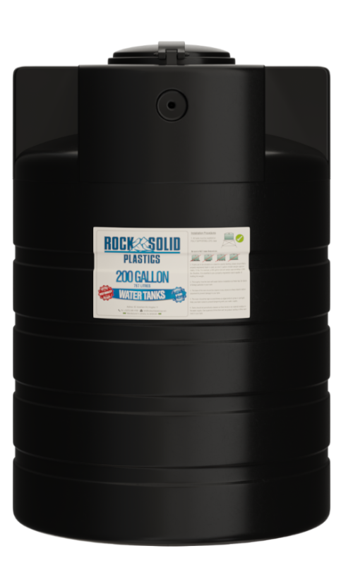 Rock Solid 200 Gallon Water Tank RSWT200 — Total Hardware & Supplies